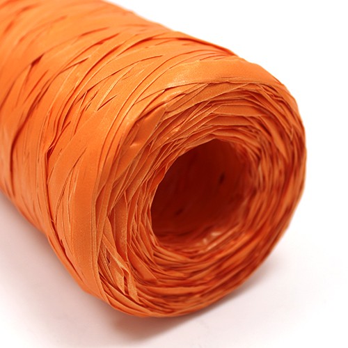 Roll of Synthetic Raffia - 200m - Orange - Ancient Wisdom - Wholesale ...