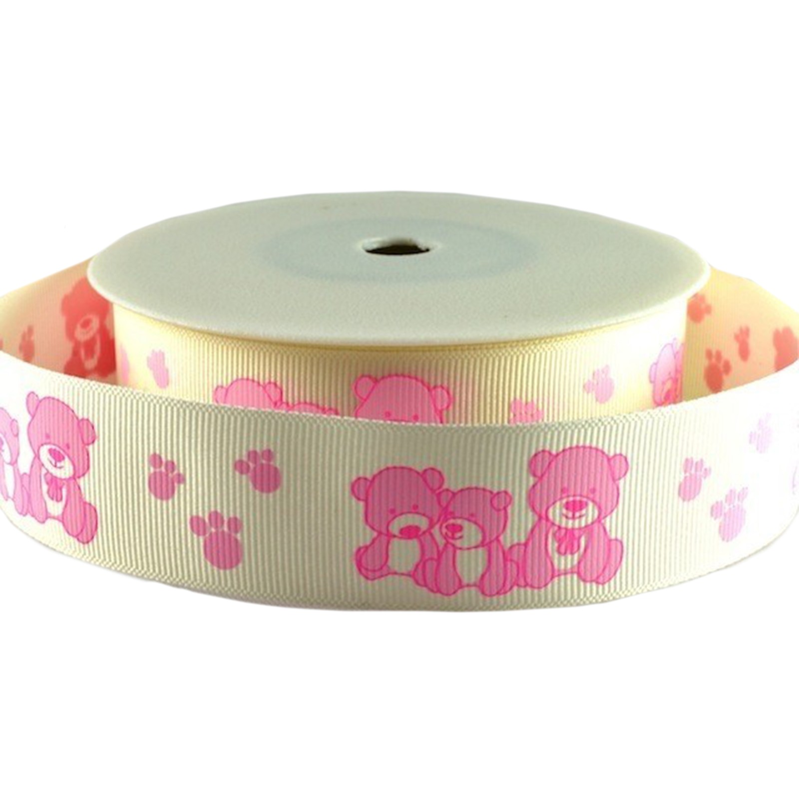 16mm Teddy Bear Ribbon (20m)- Baby Pink - Ancient Wisdom - Wholesale ...