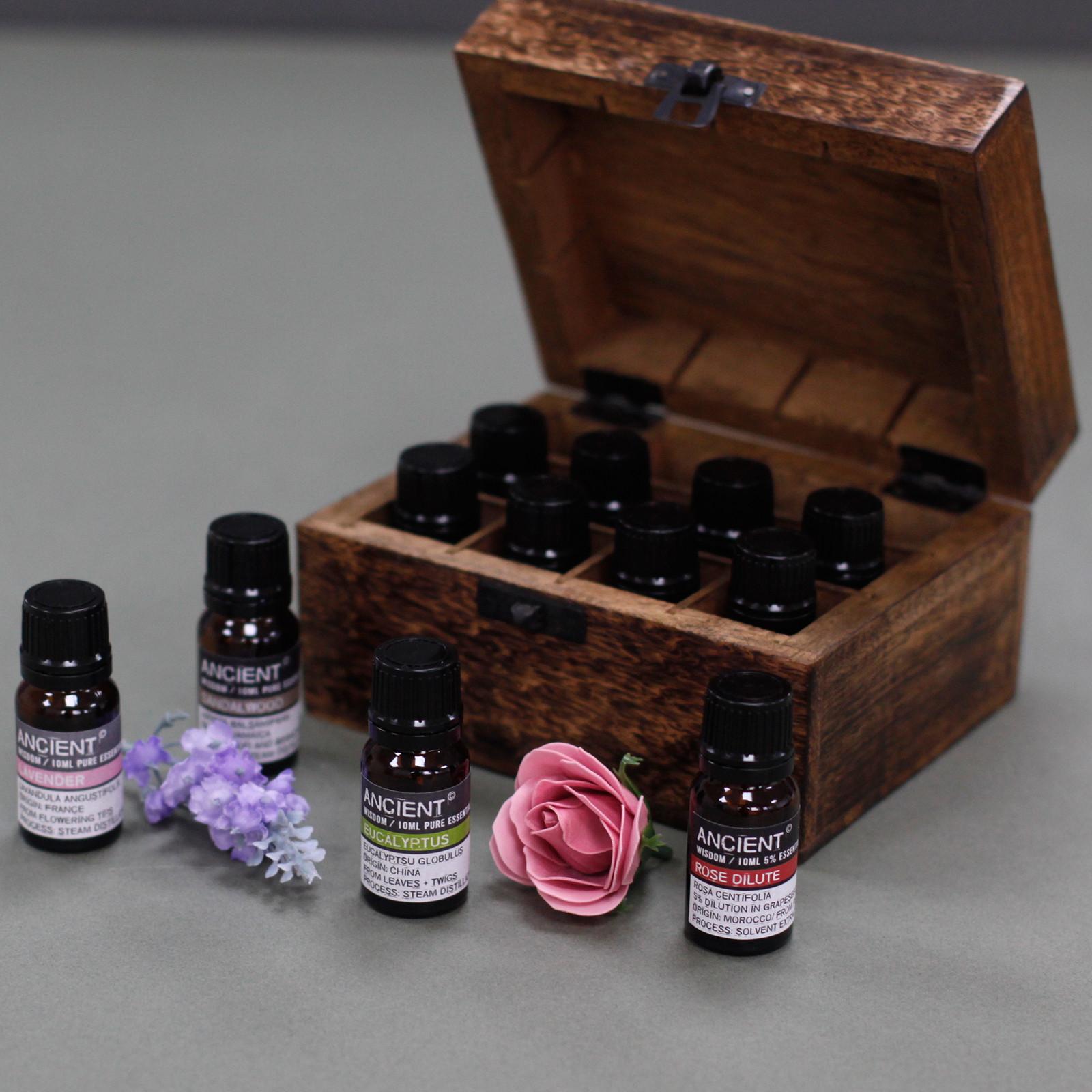 Wholesale Boxed Aromatherapy Set TOP 12 - Ancient Wisdom Giftware